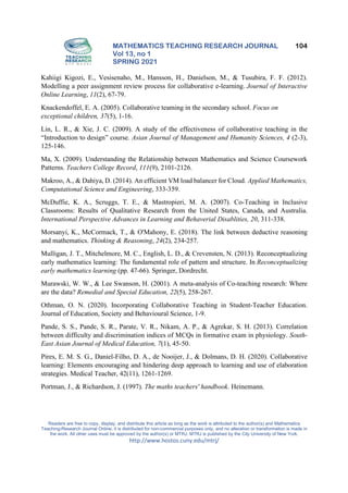 An Experimental Study of Collaborative Instructional Strategy (CIS) for ...