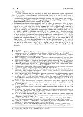 Stepper motor movement design based on FPGA | PDF