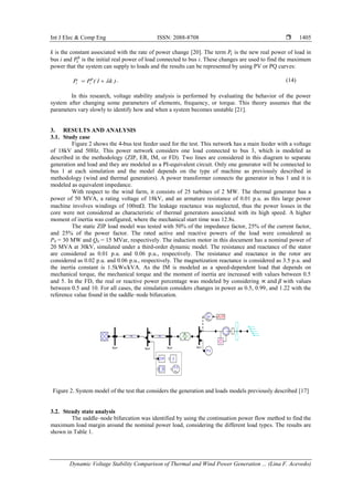 Dynamic Voltage Stability Comparison of Thermal and Wind Power Generation with Different Static ...
