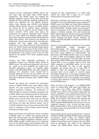 MIMO ofdm techniques for wireless communication | PDF