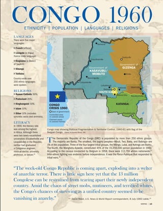 V14n1 congo | PDF | Africa Travel | Travel Locations