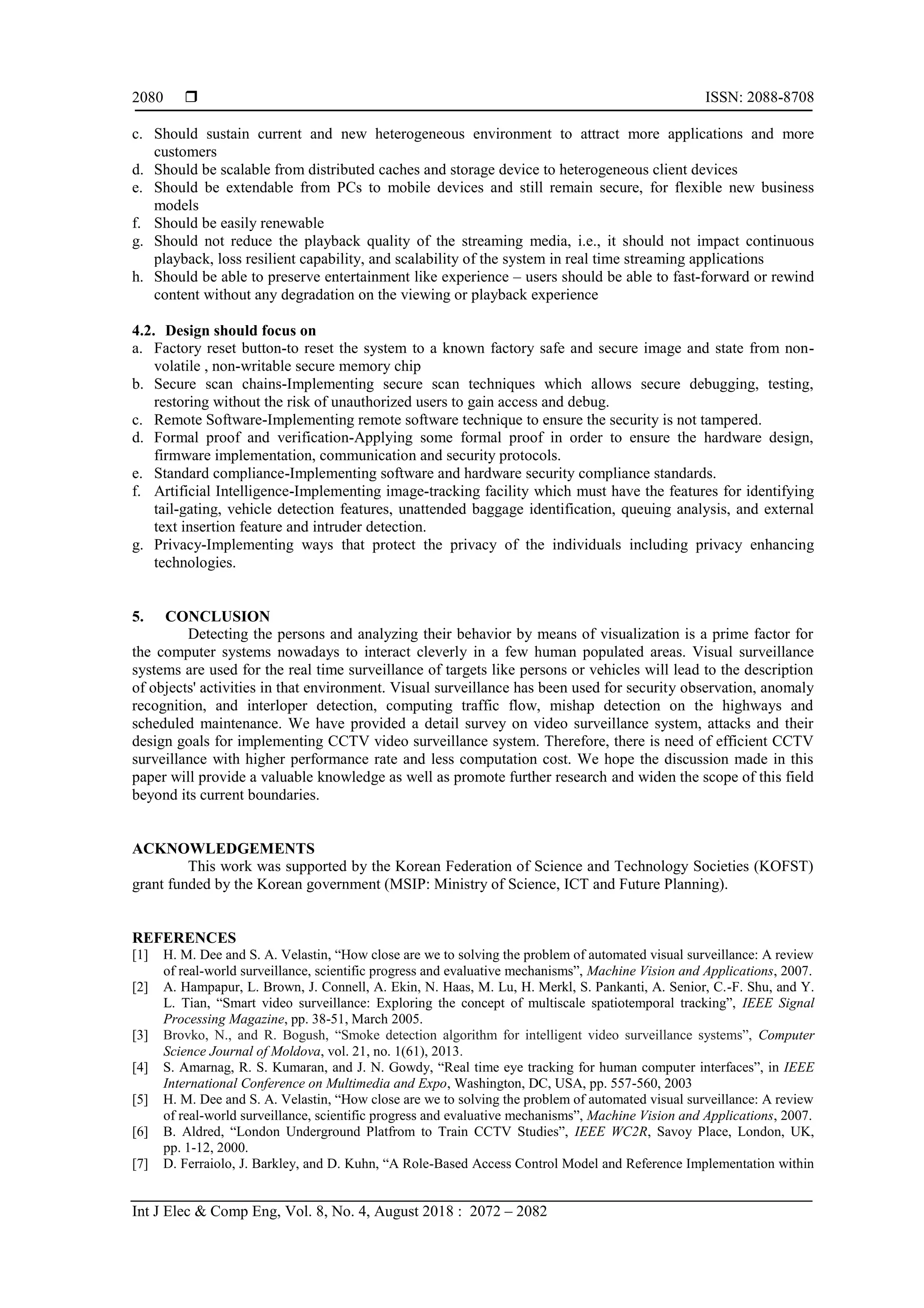 CCTV Surveillance System, attacks and design goals | PDF