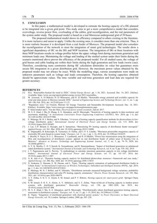 A deterministic method of distributed generation hosting capacity ...