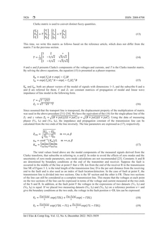 Comparative detection and fault location in underground cables using Fourier and modal ...