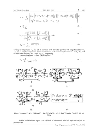 Single-Stage Quadrature LMVs | PDF