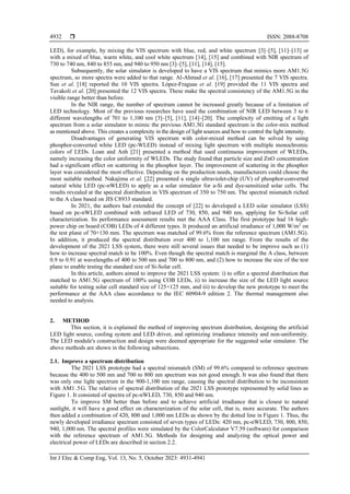 Improved spectral mismatch and performance of a phosphorconverted light-emitting diode solar ...