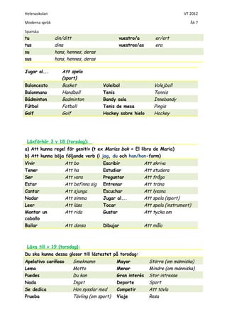 v 16-24 Arbetsområde - Familj | DOC | Homework and Study | Education