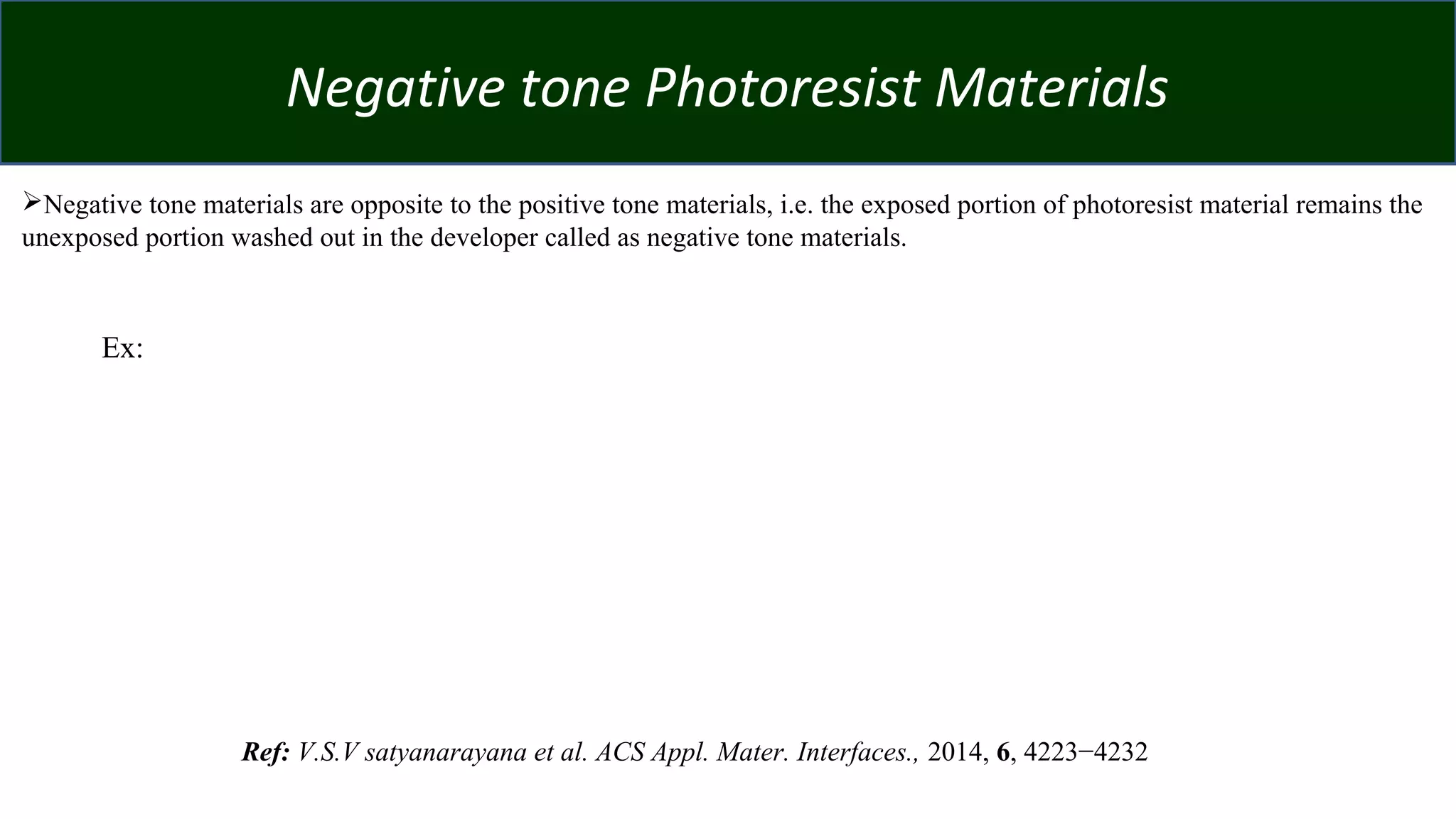 Hybrid Polymers For Lithographic Applications First Presentation Ppt