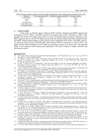 Range-enhanced packet classification to improve computational performance on field programmable ...