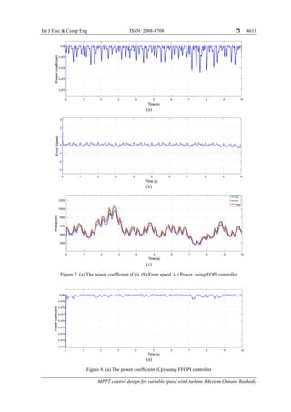 MPPT control design for variable speed wind turbine | PDF