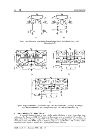 A Single-Stage Low-Power Double-Balanced Mixer Merged with LNA and VCO ...