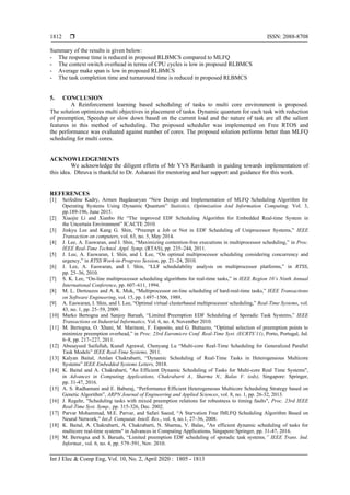 Reinforcement learning based multi core scheduling (RLBMCS) for real time systems | PDF ...