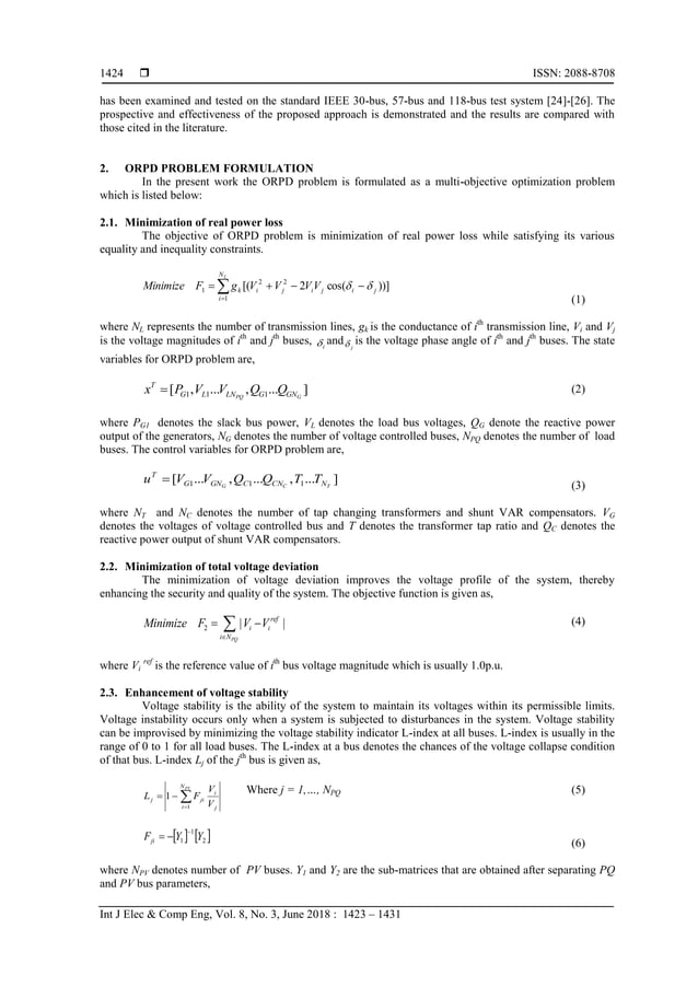 Optimal Reactive Power Dispatch Using Crow Search Algorithm Pdf 3406