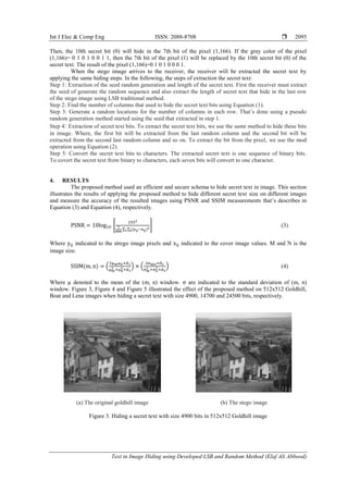 Text in Image Hiding using Developed LSB and Random Method | PDF | Photo Editing Software ...