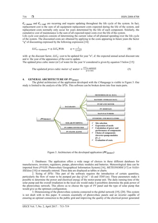 The Development of an Application Conceived for the Design, Feasibility Study and Data Analysis ...