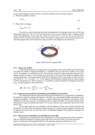 Residual Current Measurement using Helmholtz Coil Configuration with different Current Flow | PDF