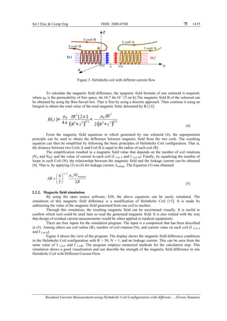 Residual Current Measurement using Helmholtz Coil Configuration with different Current Flow | PDF