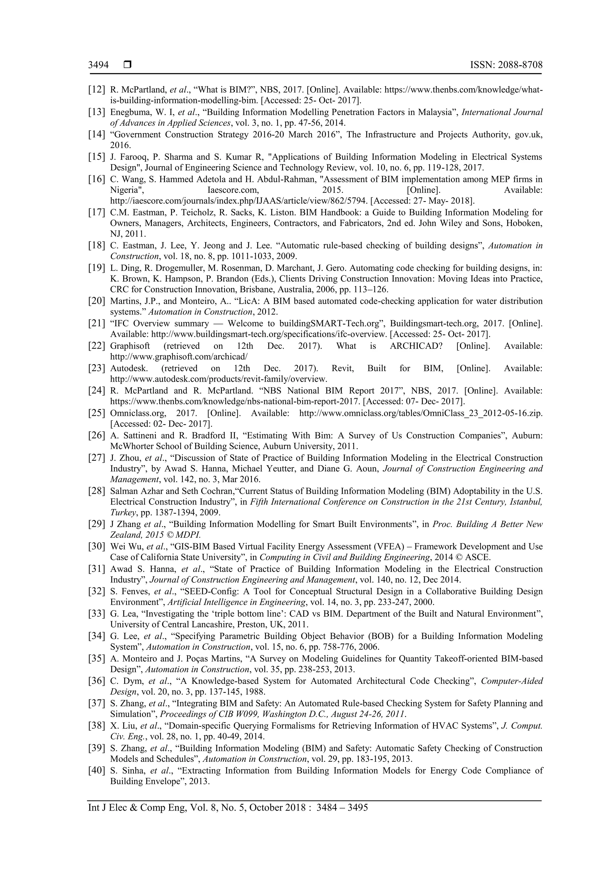 A BIM-based Detailed Electrical Load Estimation, Costing and Code ...