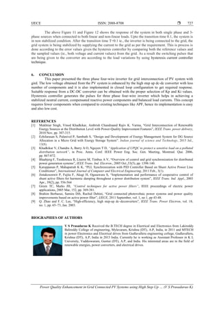 Power Quality Enhancement in Grid Connected PV Systemsusing High Step ...