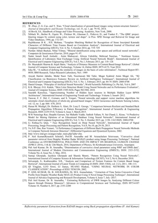 Reflectivity Parameter Extraction from RADAR Images Using Back Propagation Algorithms | PDF