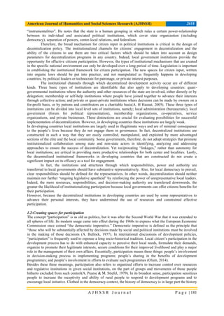 Decentralization and Decentralized Cooperation in Cameroon: The Futile ...