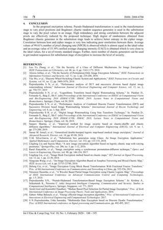 Performance analysis of transformation and bogdonov chaotic substitution based image ...