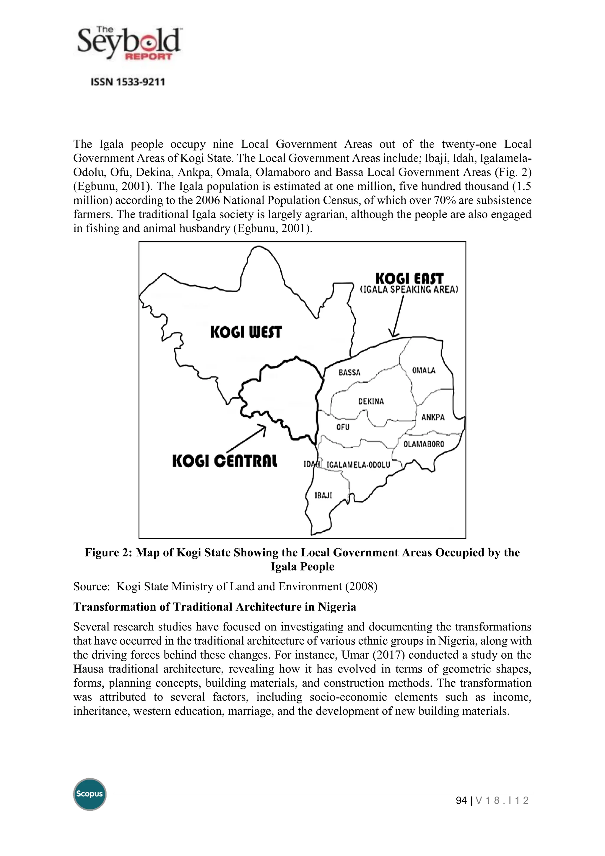 RESPONSE OF TRADITIONAL ARCHITECTURE TO MODERNISM IN NIGERIA: A ...