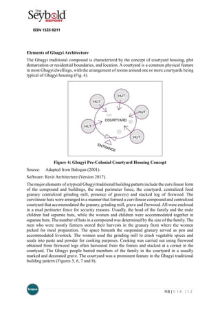 RESPONSE OF GBAGYI TRADITIONAL BUILDING PATTERN TO MODERN ARCHITECTURE ...
