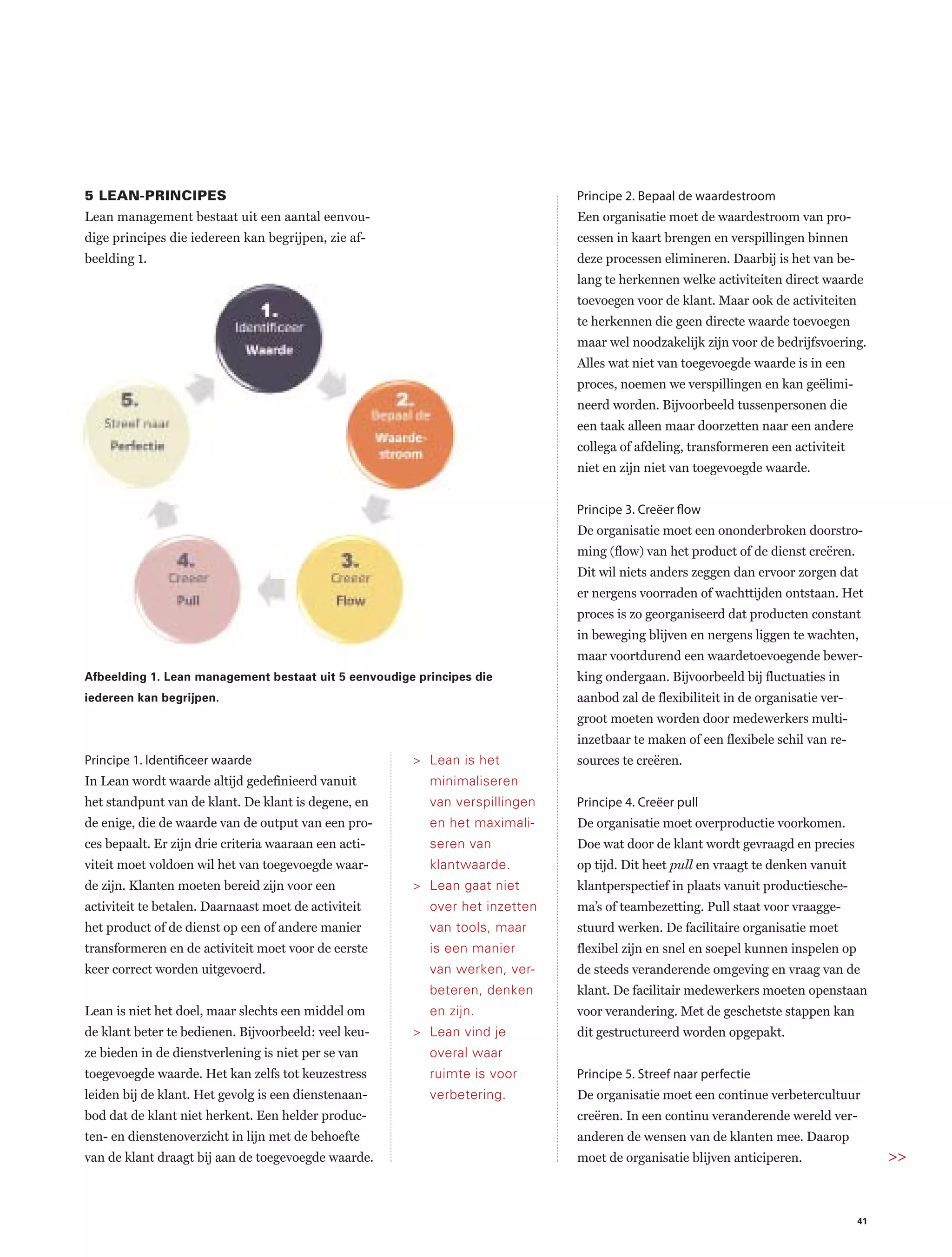 Lean voor Facility Management (deel 2) Vijf Lean Principes | PDF