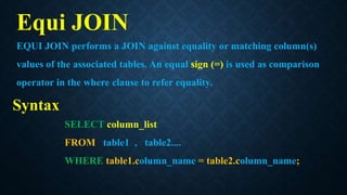 V19 join method-c | PPT