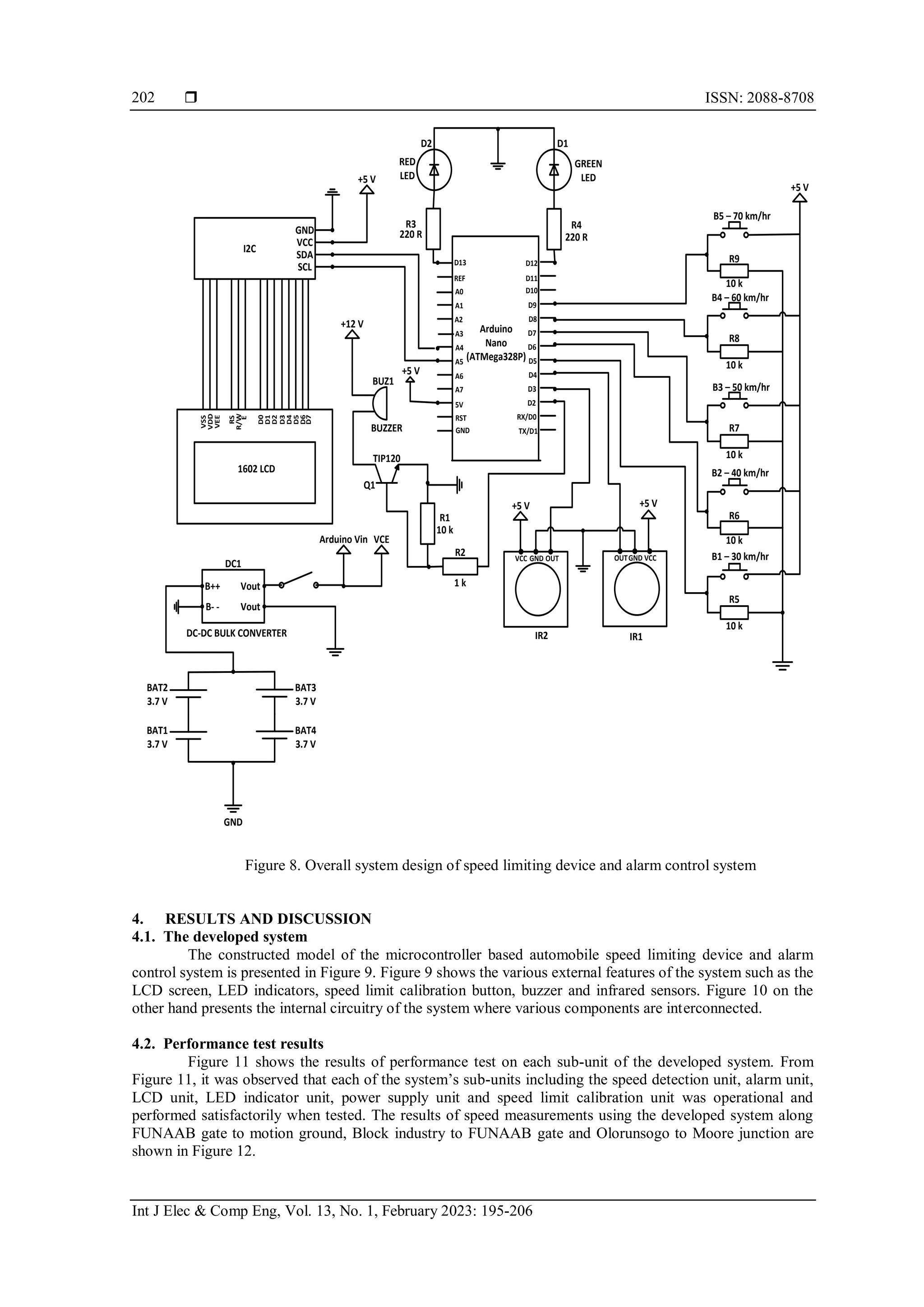 Development Of A Microcontroller Based Automobile Speed Limiting Device