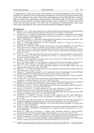 MMFO: modified moth flame optimization algorithm for region based RGB color image segmentation ...