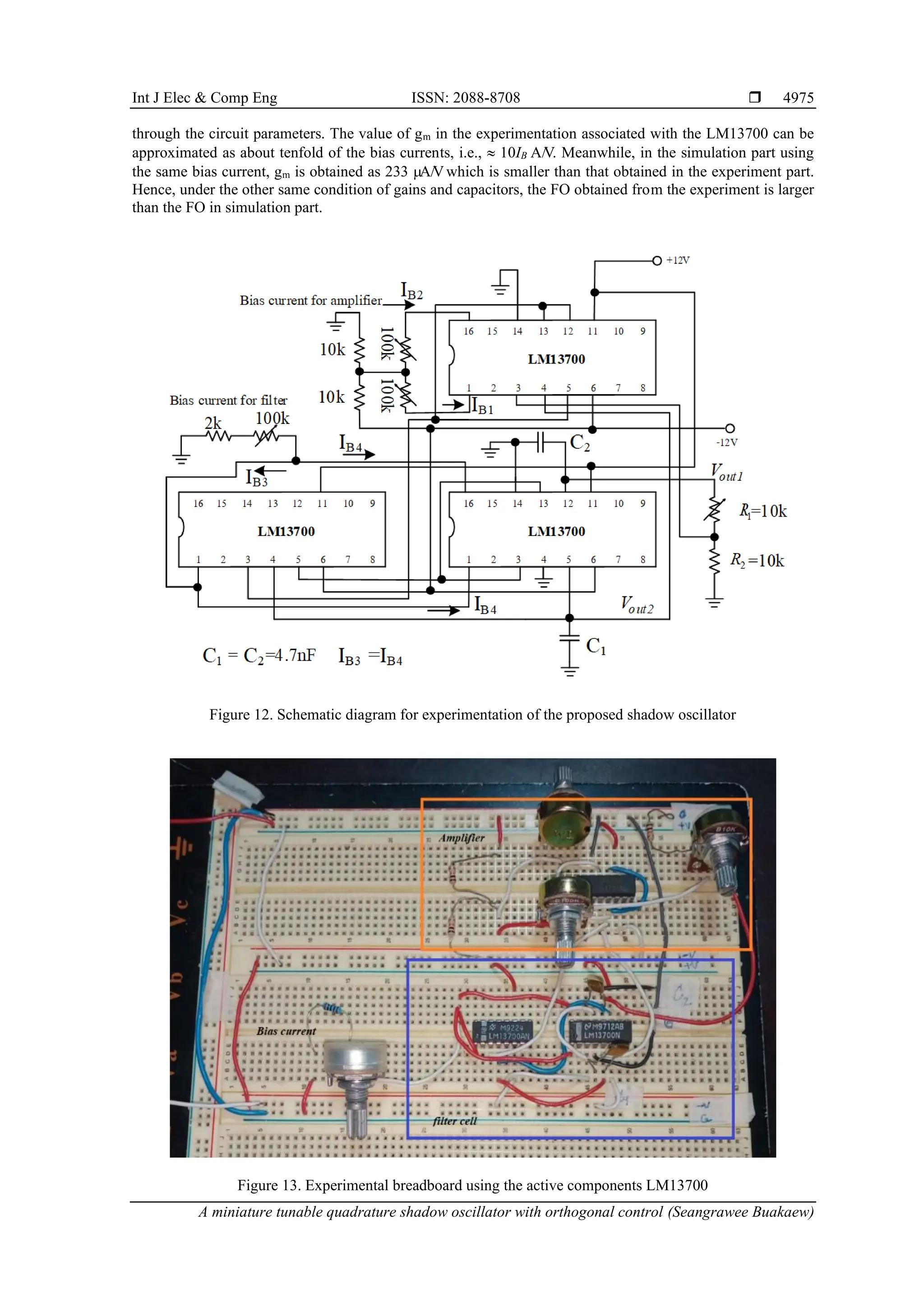 A miniature tunable quadrature shadow oscillator with orthogonal ...