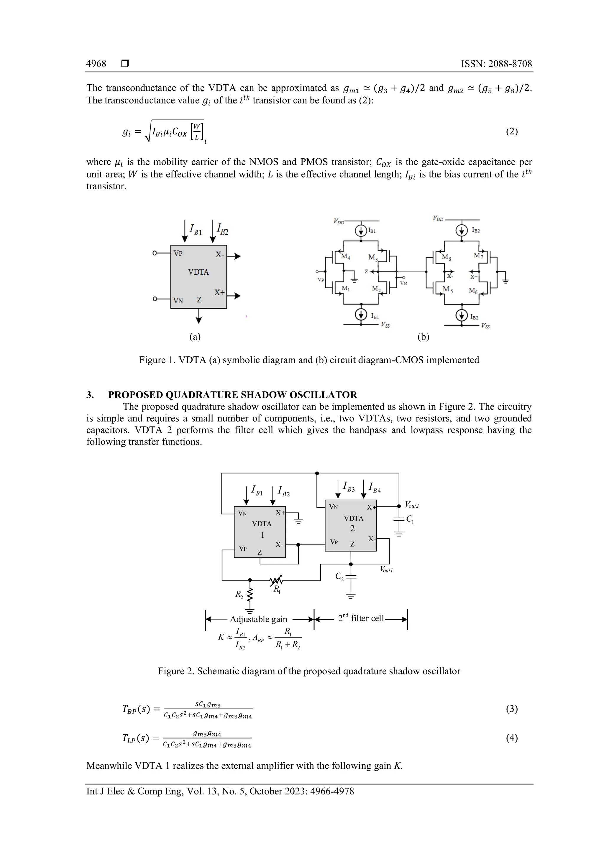 A miniature tunable quadrature shadow oscillator with orthogonal ...