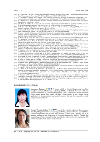 A miniature tunable quadrature shadow oscillator with orthogonal control | PDF