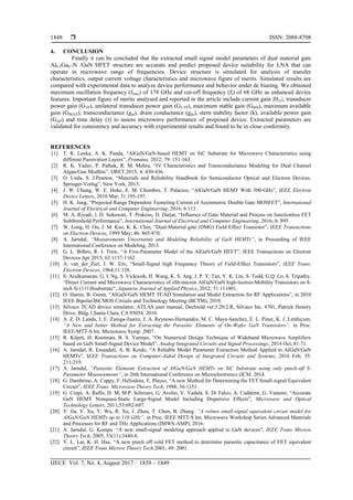 TCAD Simulations and Small Signal Modeling of DMG AlGaN/GaN HFET | PDF