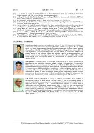 TCAD Simulations and Small Signal Modeling of DMG AlGaN/GaN HFET | PDF