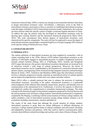 THE DEVELOPMENT AND VALIDATION OF SCALE FOR THE THREE LEVELS OF ...