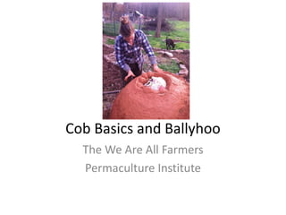 Introduction to Working with Cob | PDF
