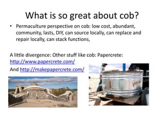 Introduction to Working with Cob | PDF