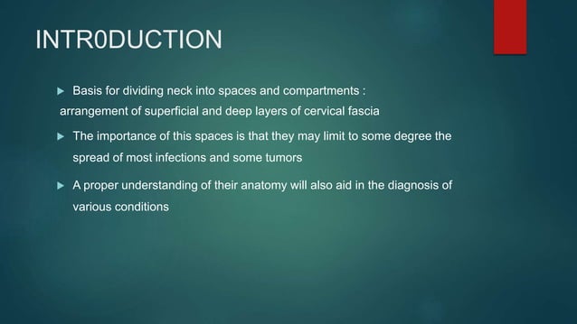 Anatomy of neck spaces | PPTX