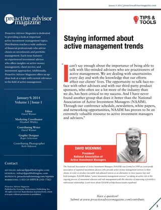 Thomas Campbell – Proactive Advisor Magazine – Volume 1, Issue 1 | PDF