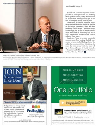 Don Kusak – Proactive Advisor Magazine – Volume 1, Issue 2 | PDF ...