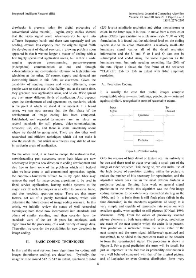 Image and Video Compression Techniques | DOC