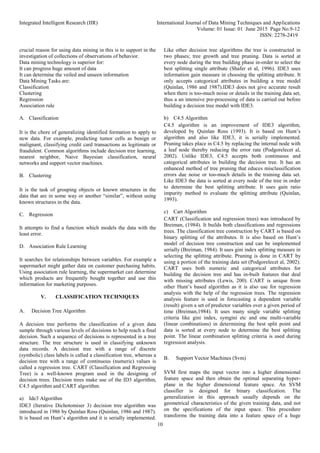 Study on Data Mining Suitability for Intrusion Detection System (IDS) | PDF | Databases ...