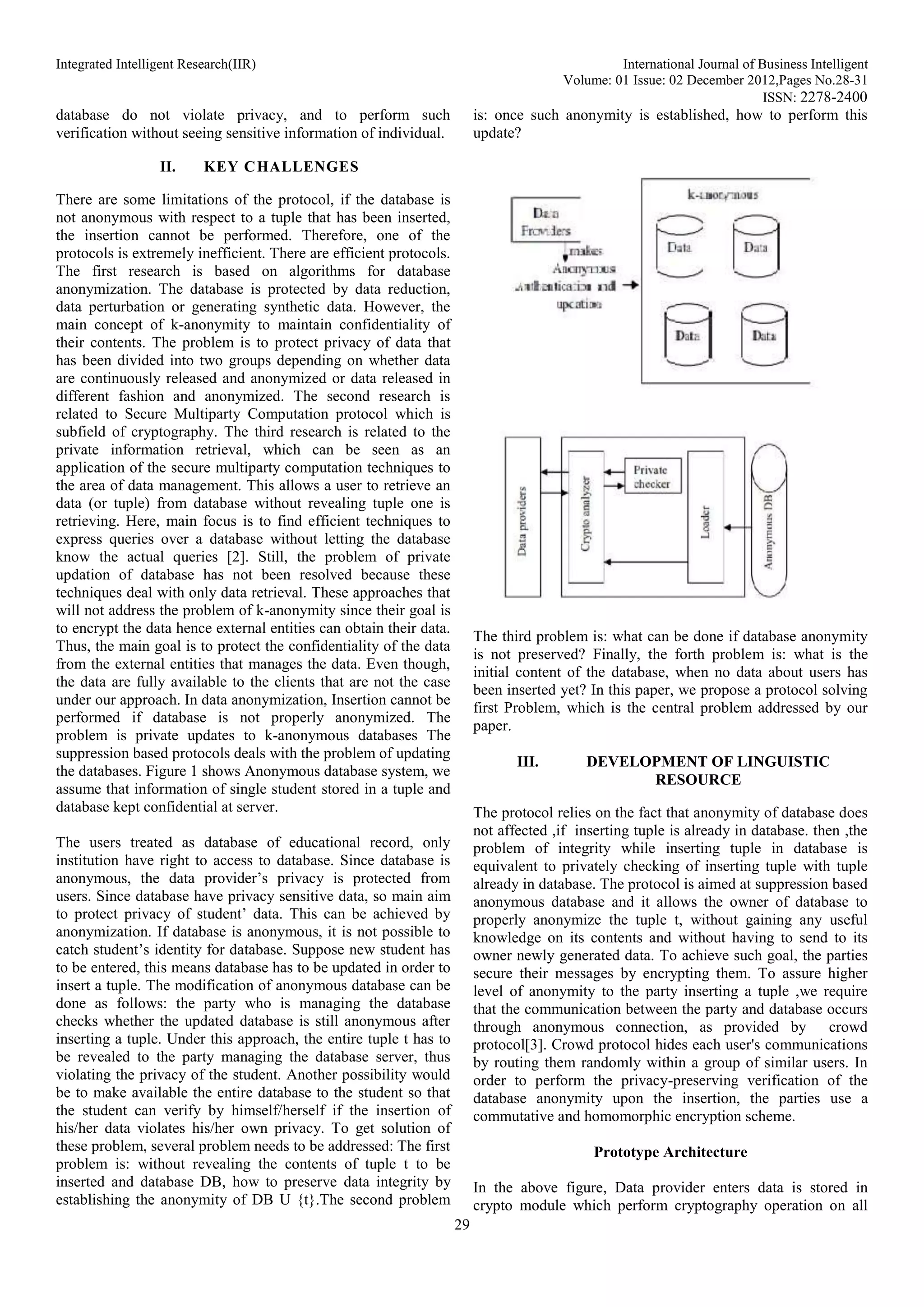 Protecting Privacy When Disclosing Information: K Anonymity and its Enforcement Through ...