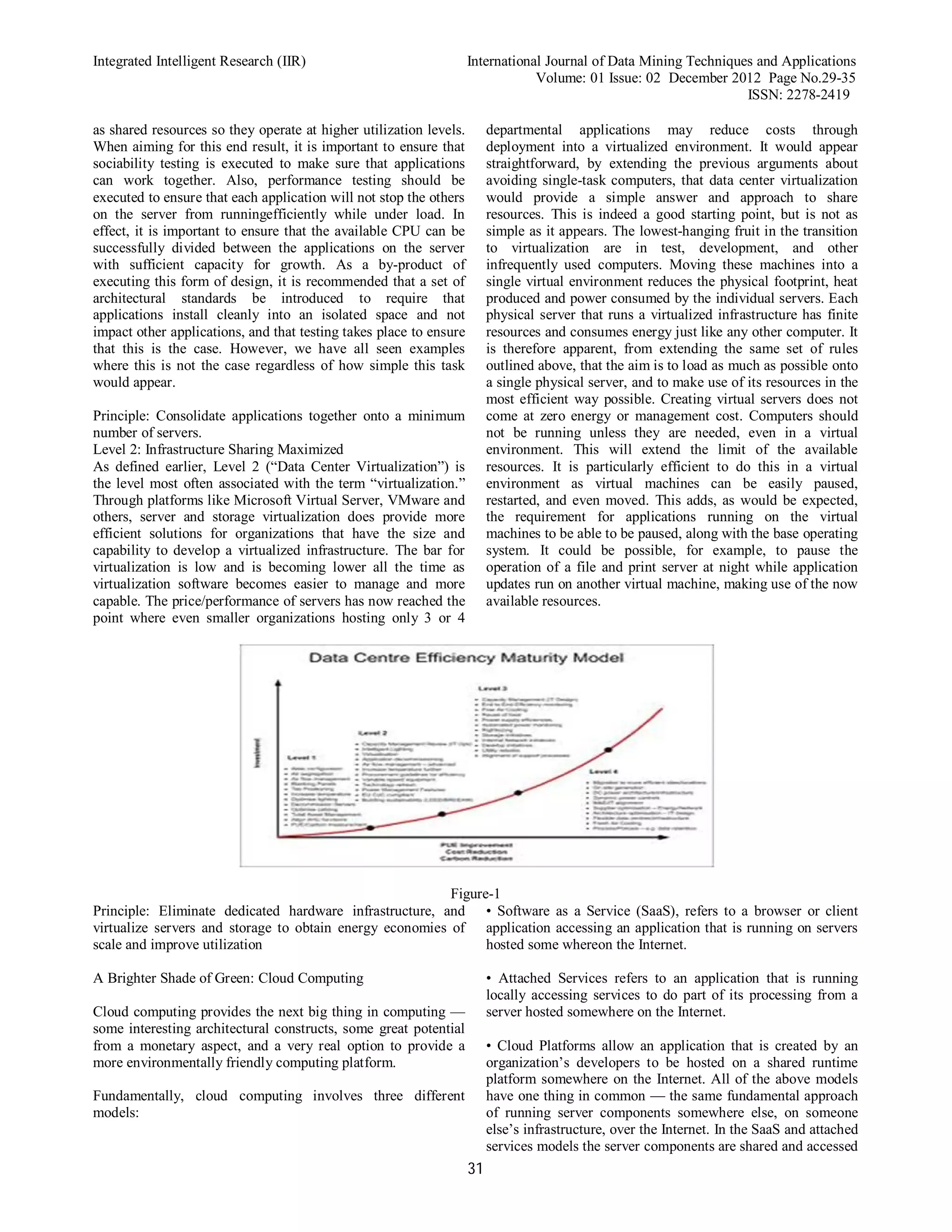 Green Computing - Maturity Model for Virtualization | PDF | Cloud Computing | Internet