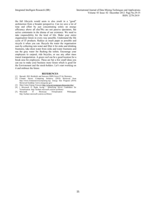 Green Computing - Maturity Model for Virtualization | PDF | Cloud Computing | Internet