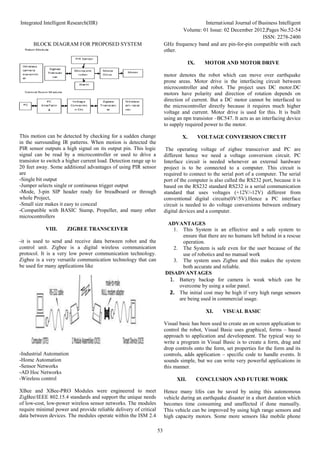 Live Human Detecting Robot for Earthquake Rescue Operation | DOC