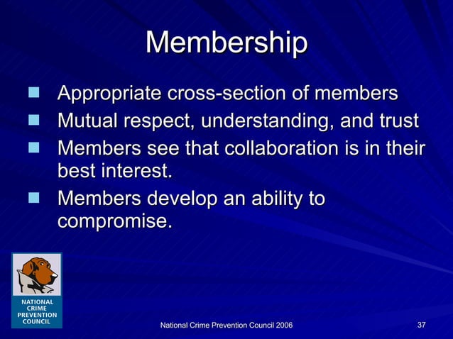 Improving Police/Community Relations | PPT | Crime & Harmful Acts to ...
